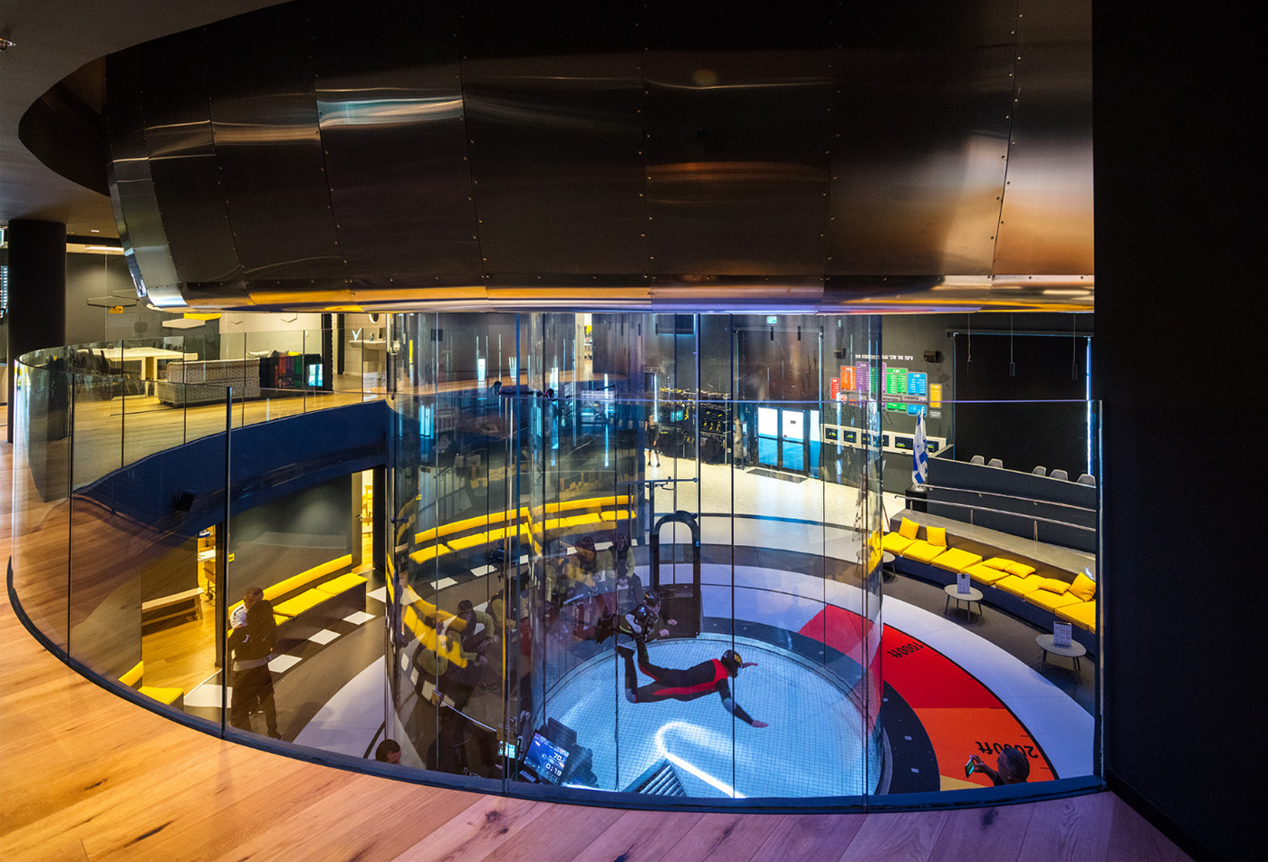 Skydiving Tunnel | Auerbach Halevy Energy